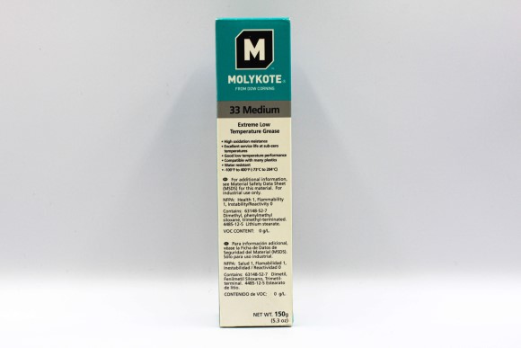 Molykote ® 33 Extreme Low Temperature Bearing Grease 150 g Tube | 40.37 ...